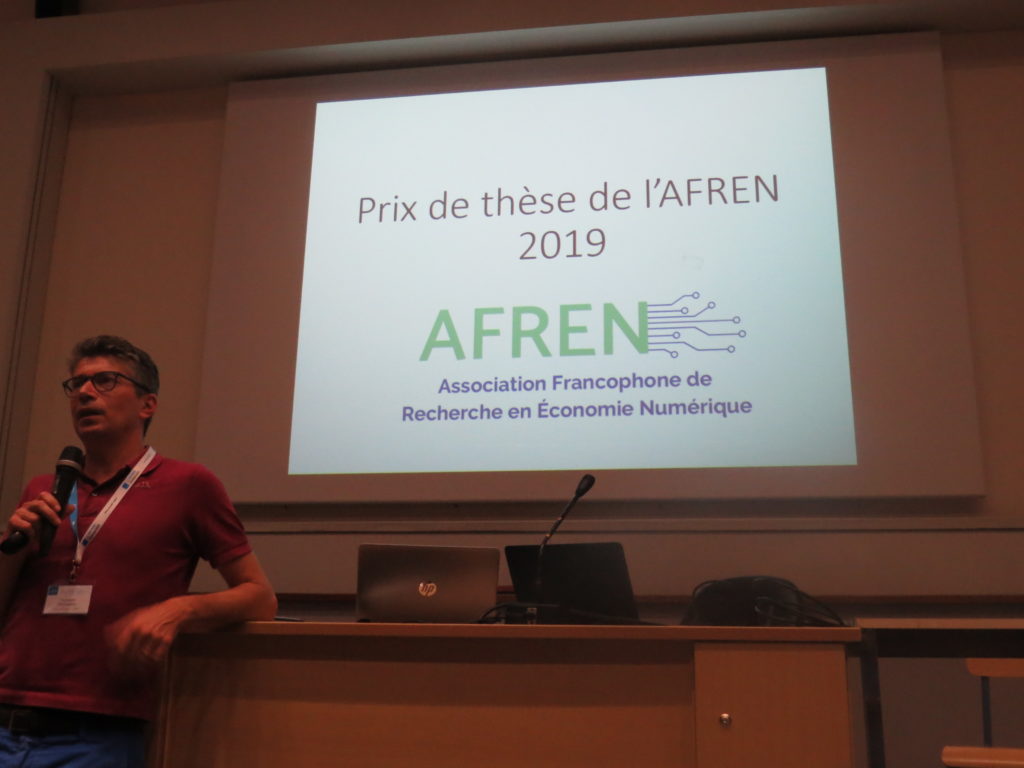 1er prix de thèse de l'AFREN
