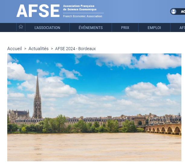 AFSE 2024: Sessions organisées par l'AFREN